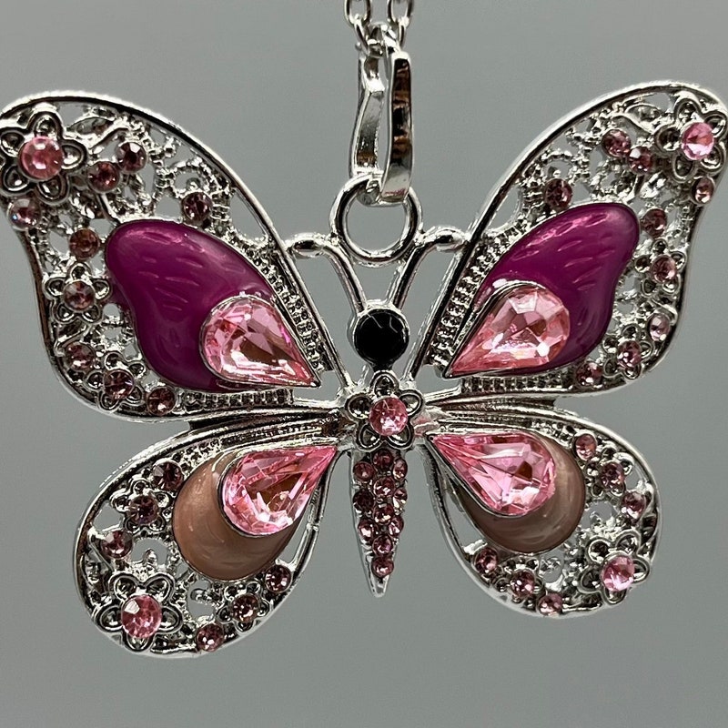Rhinestone Butterfly - Etsy