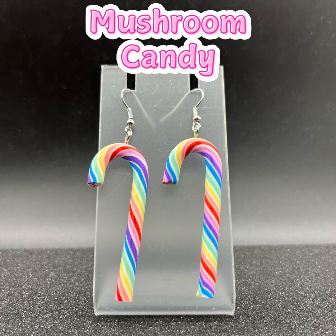 Candy Cane, Candy, Christmas Candy Cane, Earrings, Christmas Candy ...