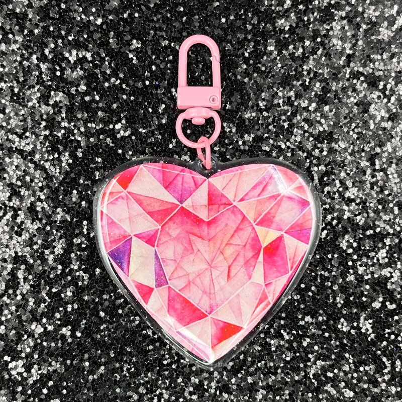Crystal Keychain - Etsy