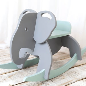 Rocking Elephant, Rockin Toy, Rocking Horse, Rocking Animal for Baby ...