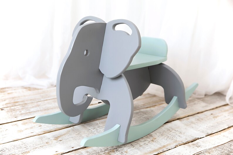 Rocking Elephant, Rockin Toy, Rocking Horse, Rocking Animal for Baby ...