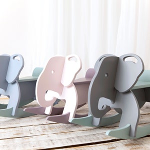 Rocking Elephant, Rockin Toy, Rocking Horse, Rocking Animal for Baby ...