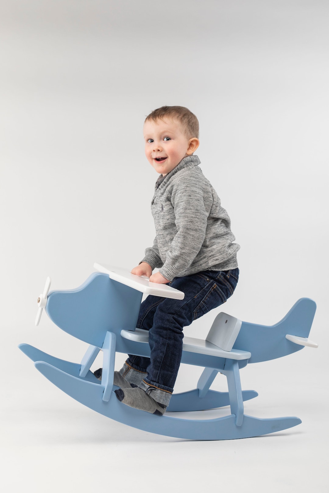 Wooden Rocking Airplane, Rockin Toy, Rocking Horse, Rockings Chair ...