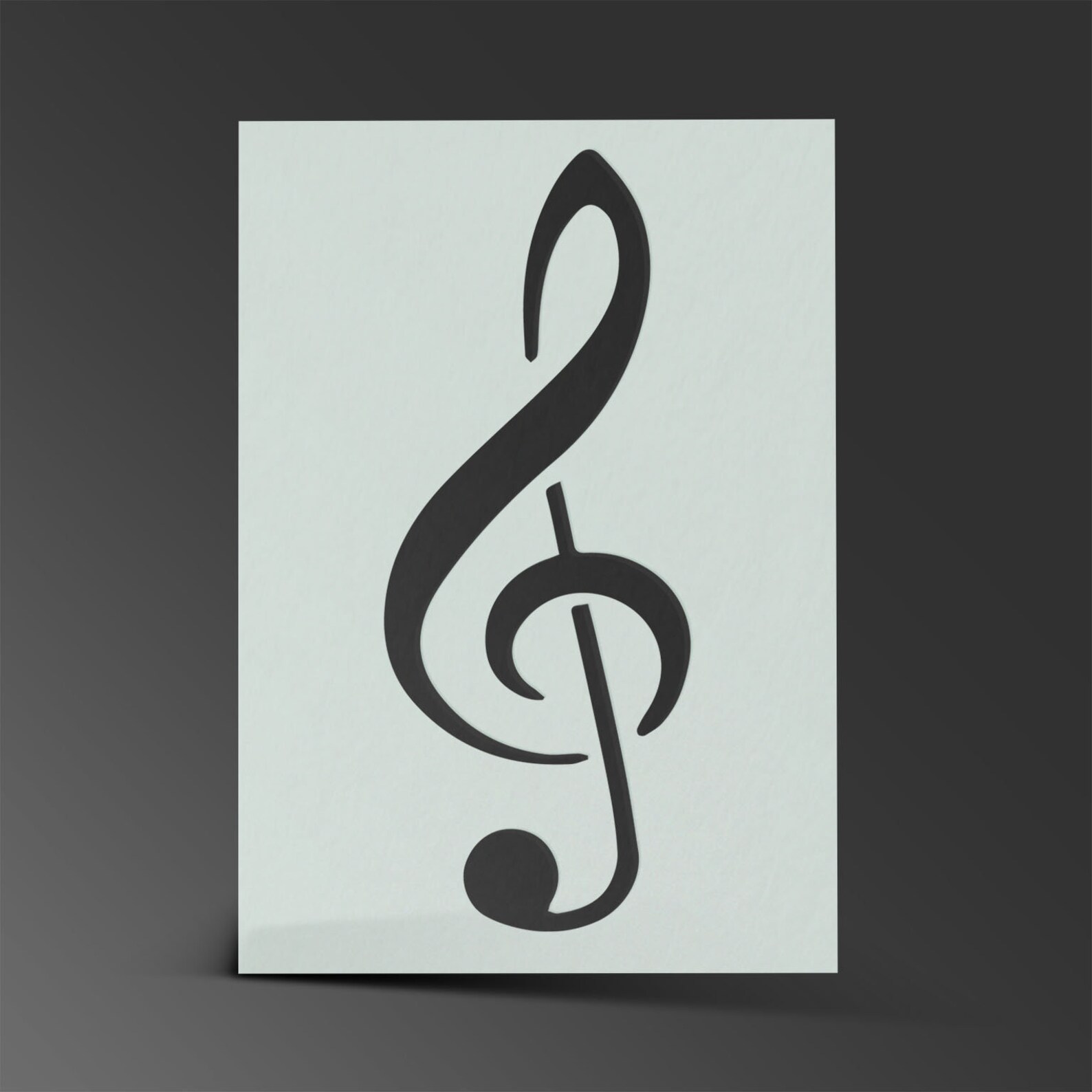 Music Note Stencil Piano Guitar Violin Mylar Sheet Painting Wall Art ...
