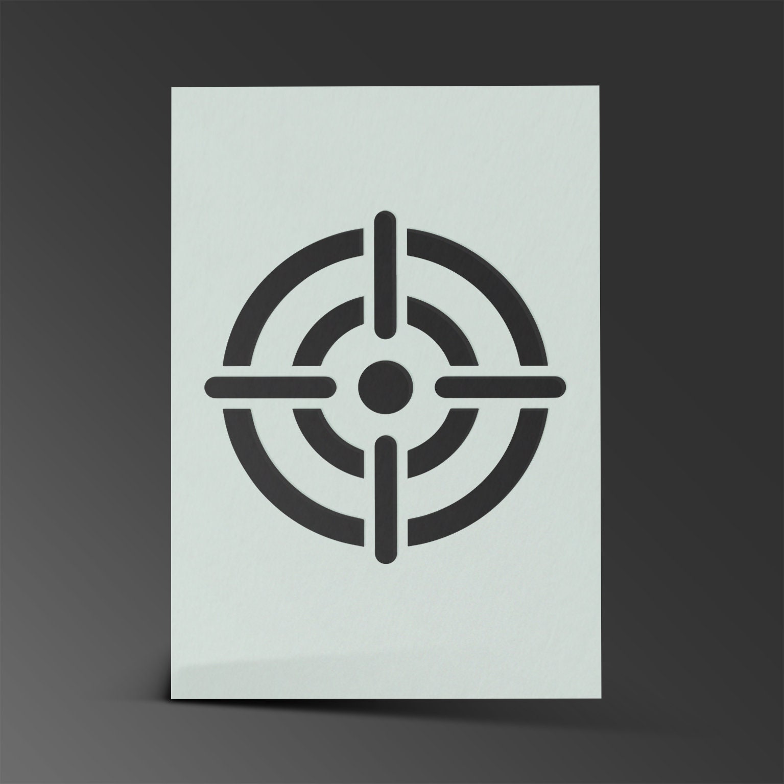 Bullseye Target Stencil Mylar Archery Shooting Sheet Painting | Etsy