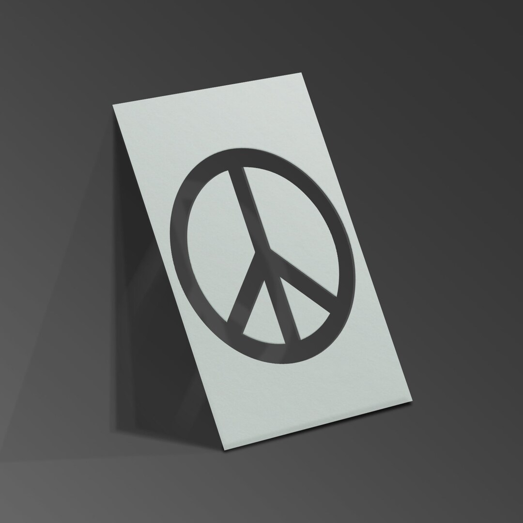 Peace Symbol Stencil Love Mylar Safety Sheet Painting Wall Art Craft ...