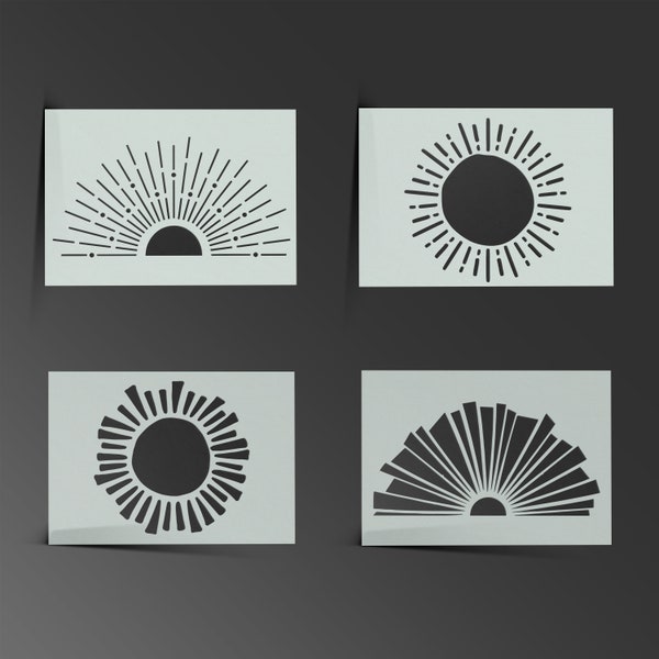 Sun Stencil - Etsy