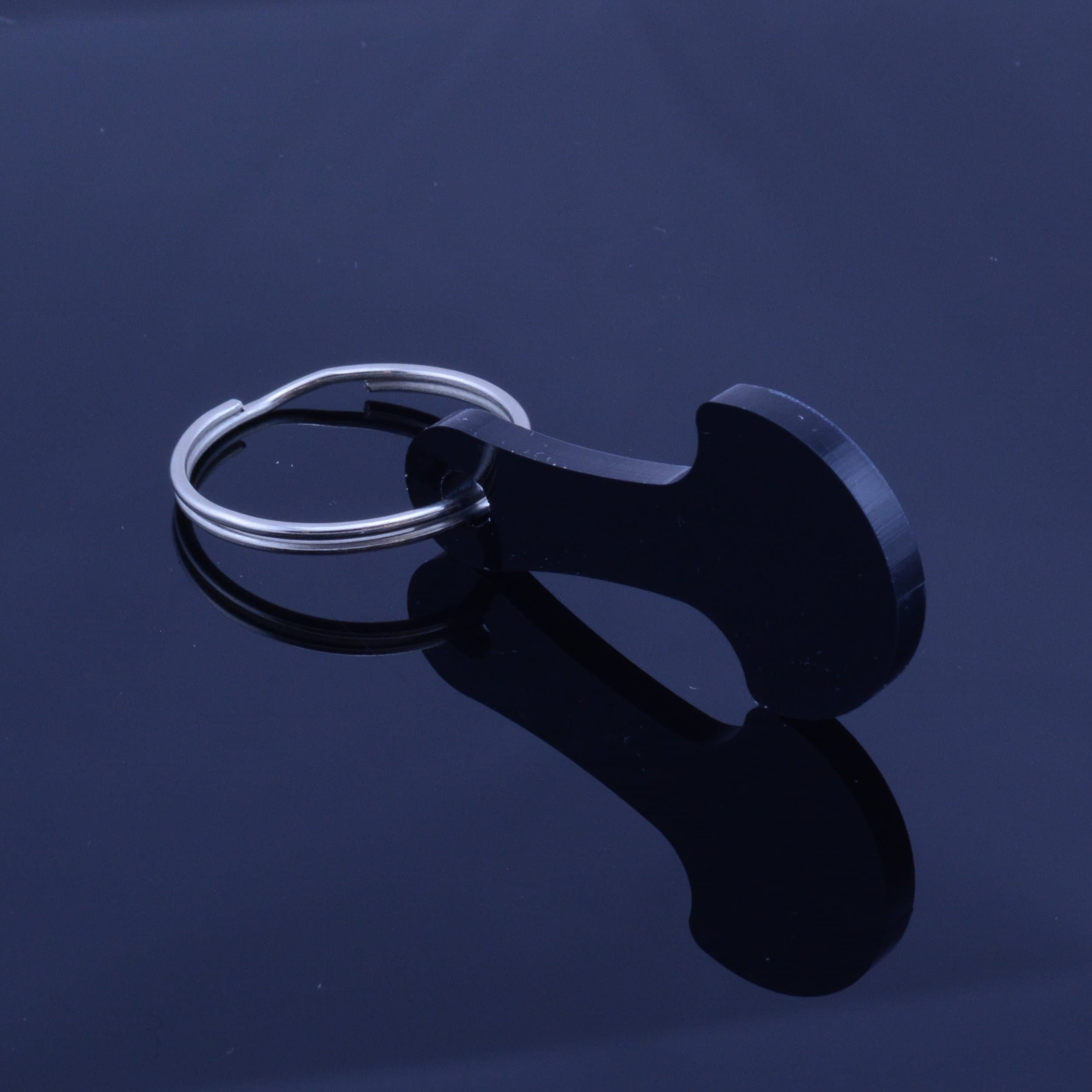 Shopping Trolley Fob Token Long Reusable UK 1 Pound Coin Keyring Buy 1 ...