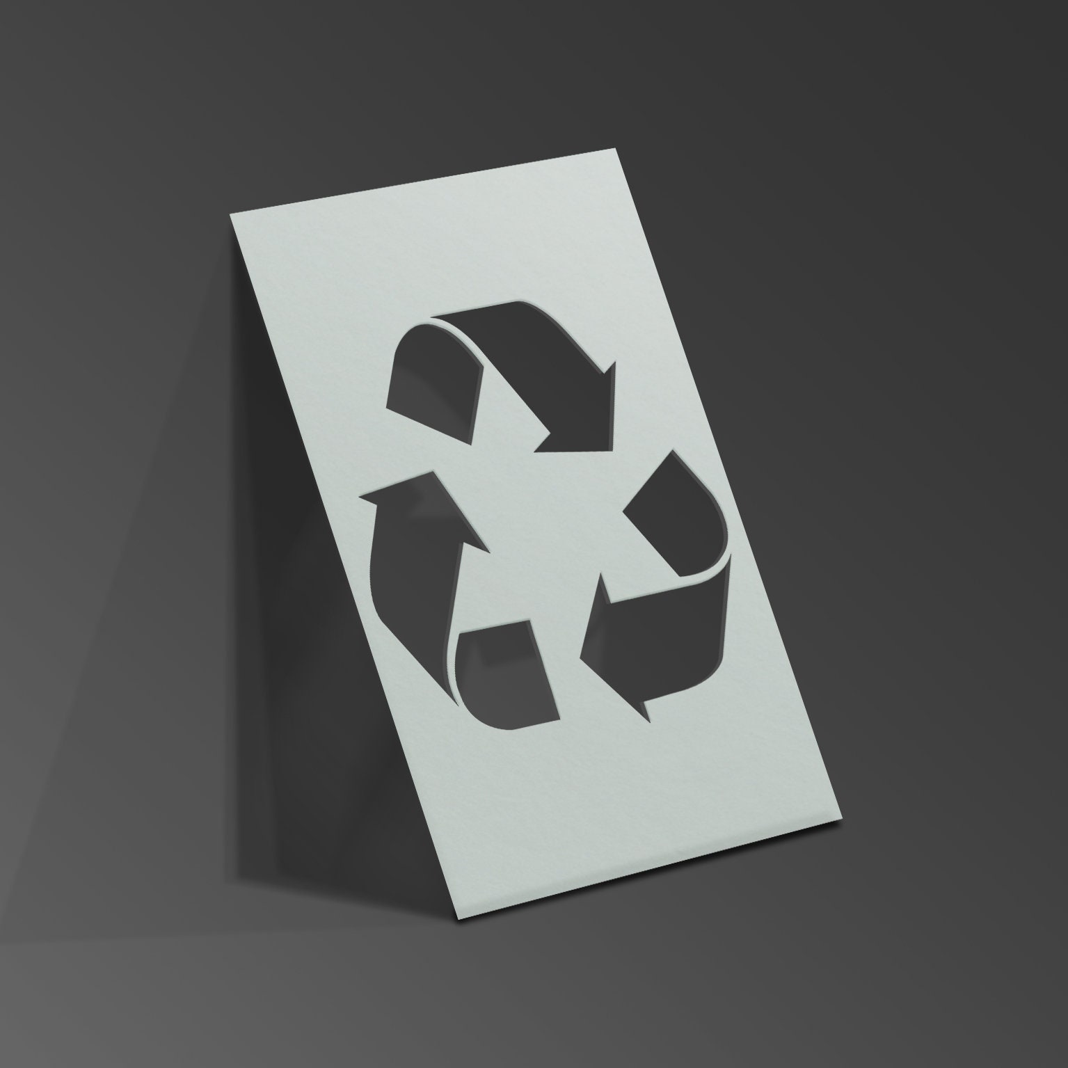 Recycling Stencil Bin Trash Garbage Mylar Safety Sheet - Etsy