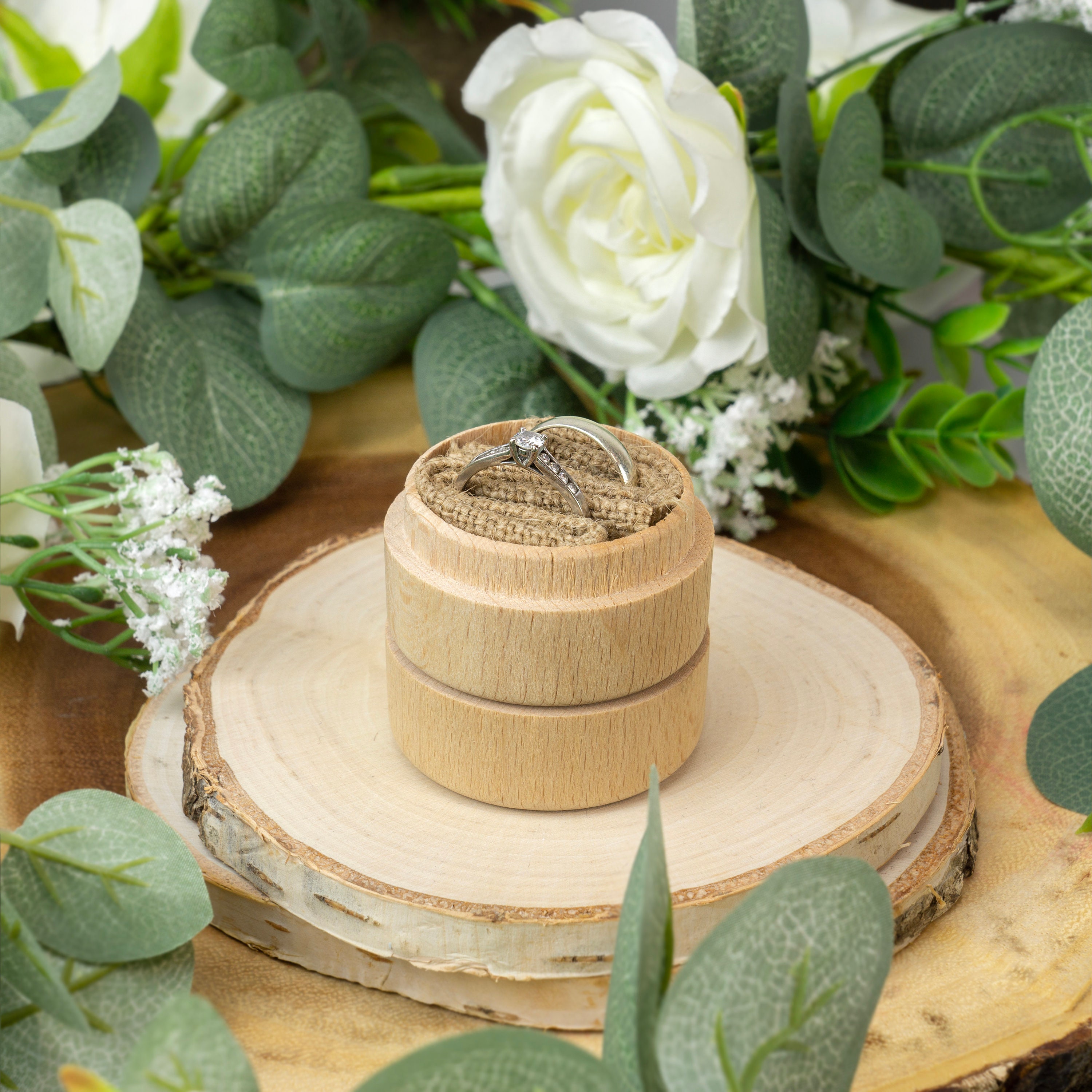 Personalized Wedding Ring Box Custom Engraved Proposal Ring Box Couple ...