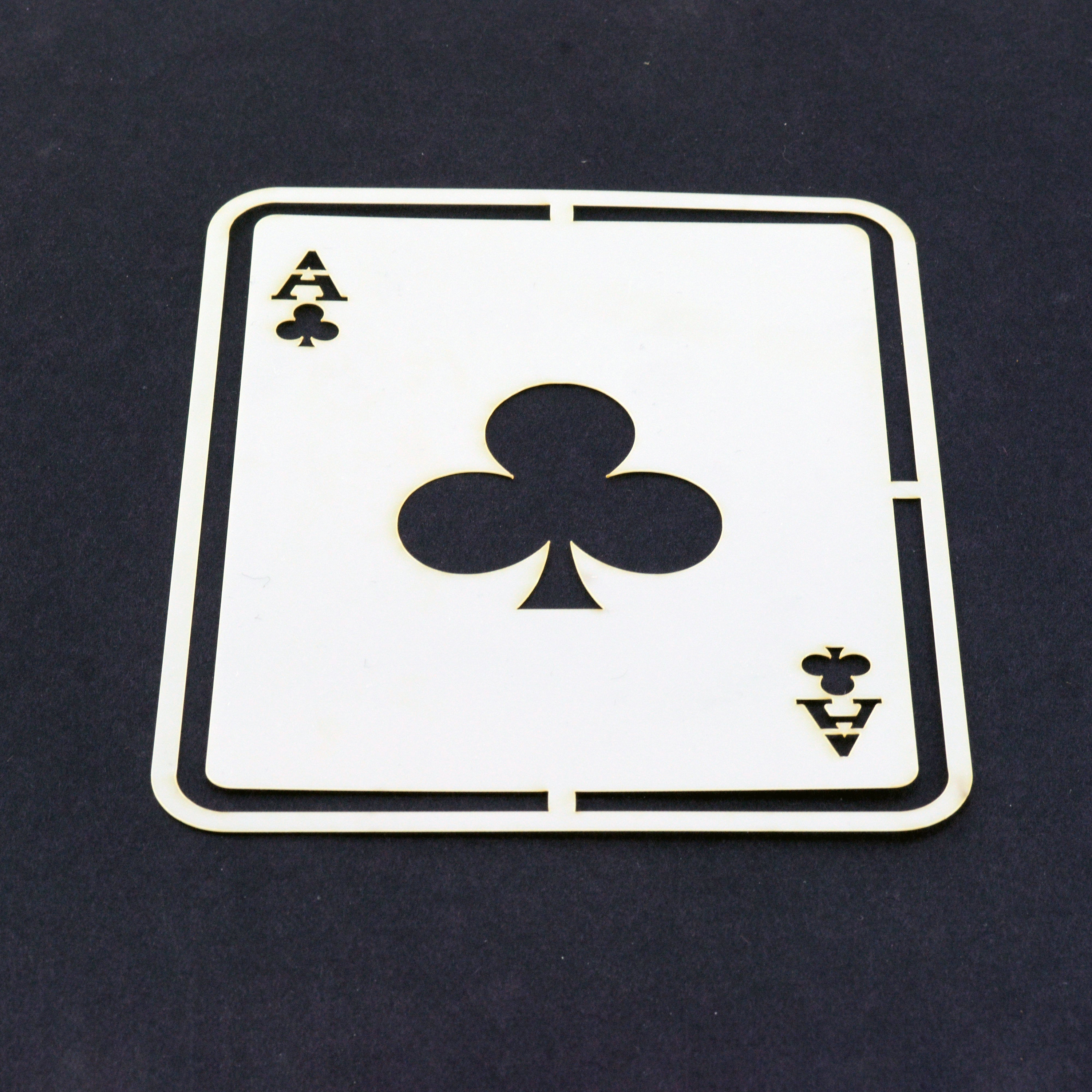 Playing Cards Aces Poker Ace of Spades Stencil Mylar Sheet Painting ...