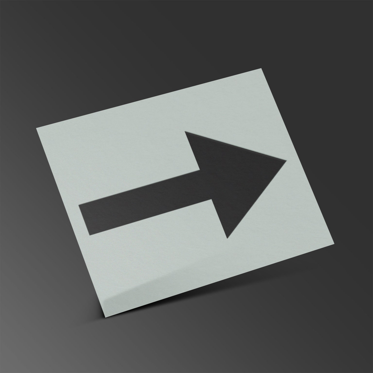 Arrow Stencil This Way Pointing Mylar Sheet Painting Wall Art | Etsy