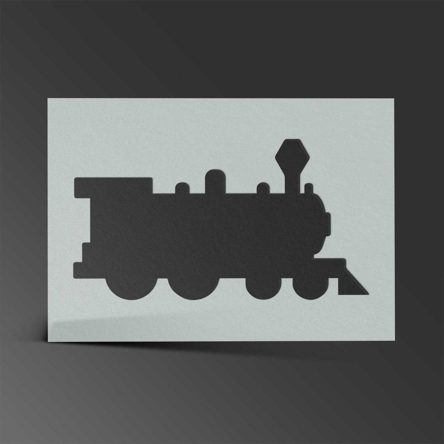 Train Stencil Mylar Steam Engine Sheet Painting Wall Art Craft | Etsy