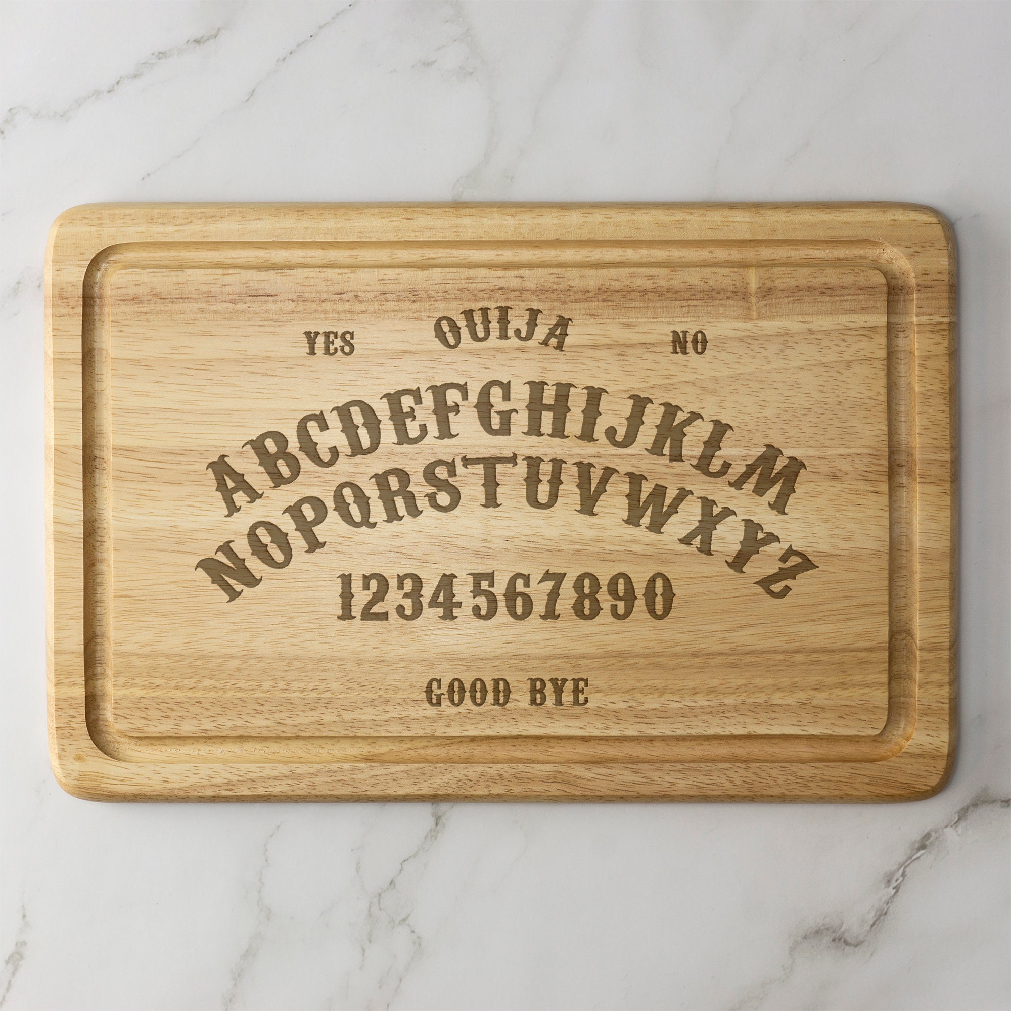 Engraved Wooden Chopping Board Ouija Board Cheese Board Serving Board ...