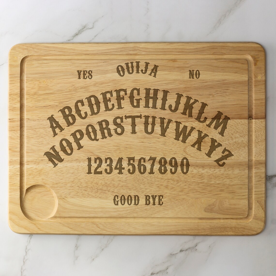 Engraved Wooden Chopping Board Ouija Board Cheese Board | Etsy