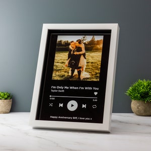 Personalised Song Plaque Playlist Streaming Boyfriend - Etsy UK