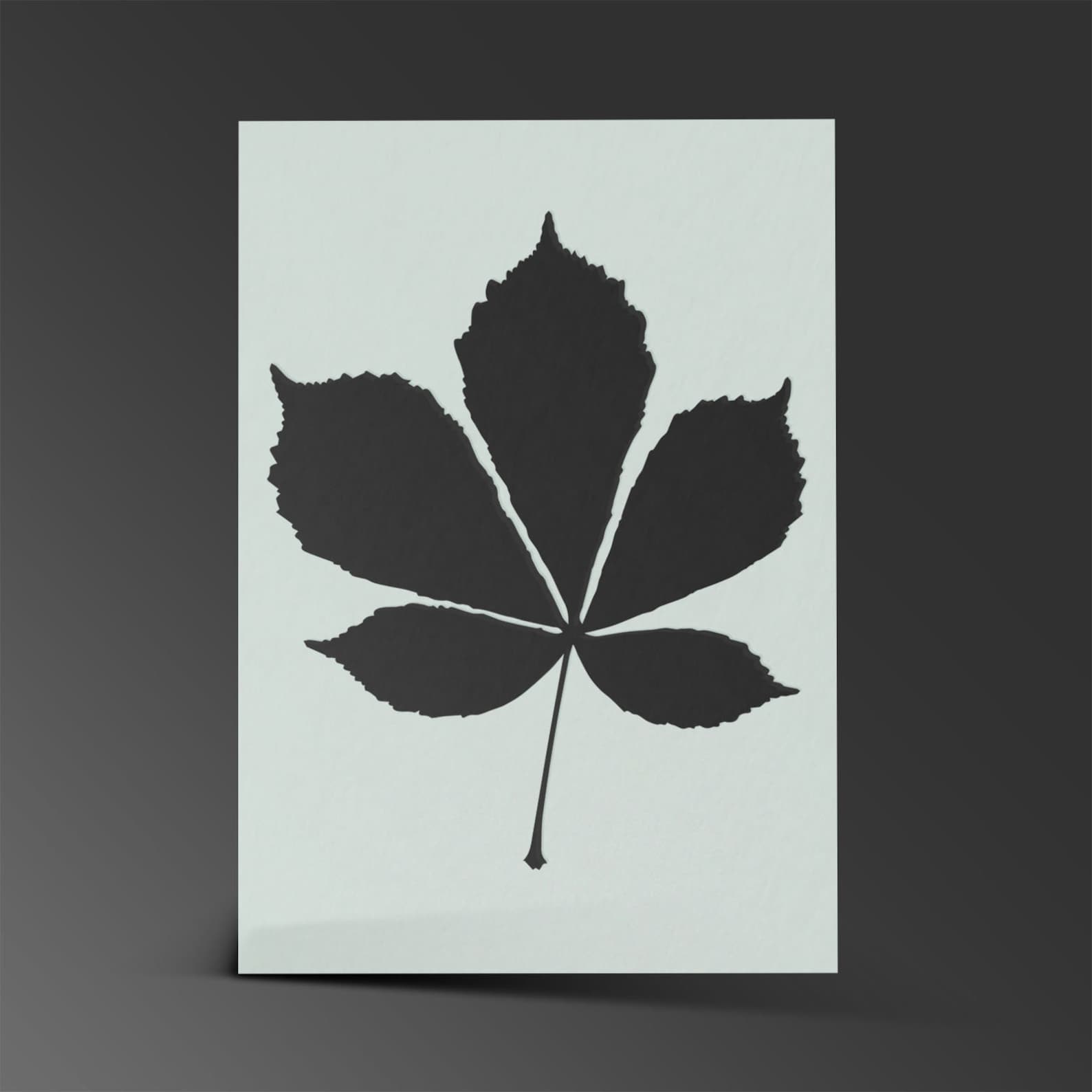 Tree Leaf Stencil Autumn Spring Mylar Sheet Painting Wall Art | Etsy UK