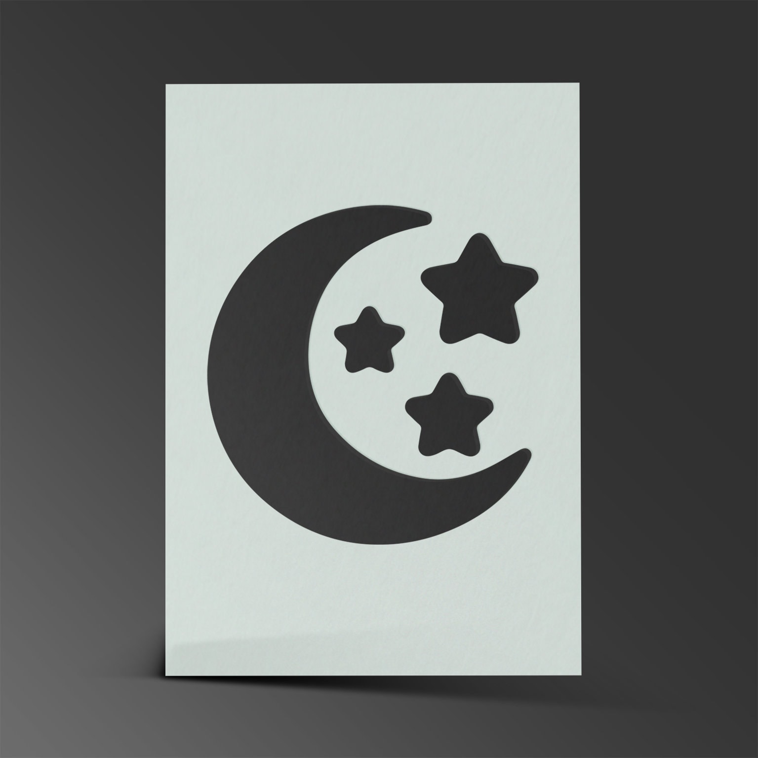Sun Moon Stars Stencil Mylar Sheet Painting Wall Art Craft Airbrush 190 ...