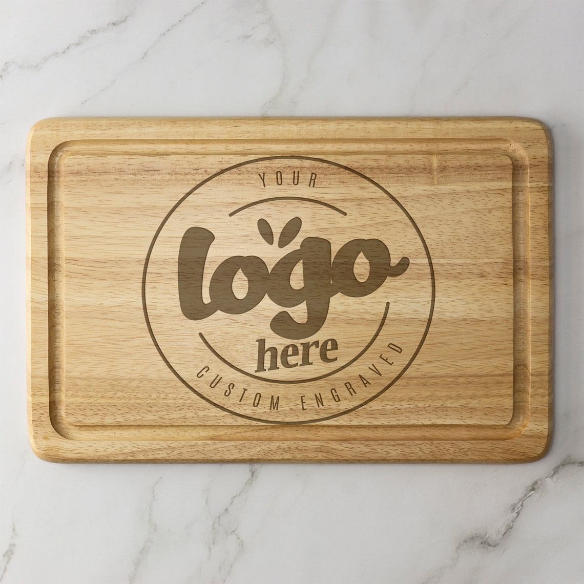 Personalised Logo Engraved Wooden Chopping Board Brand Pub - Etsy UK