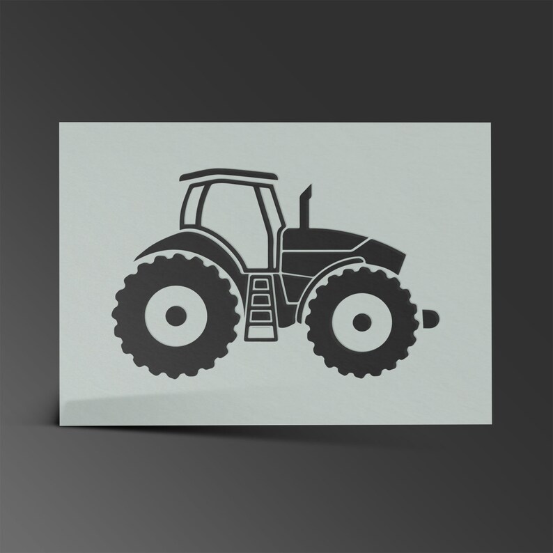 Tractor Stencil Farming Mylar Sheet Painting Wall Art Craft Airbrush 190 Micron Kids Bedroom - Etsy