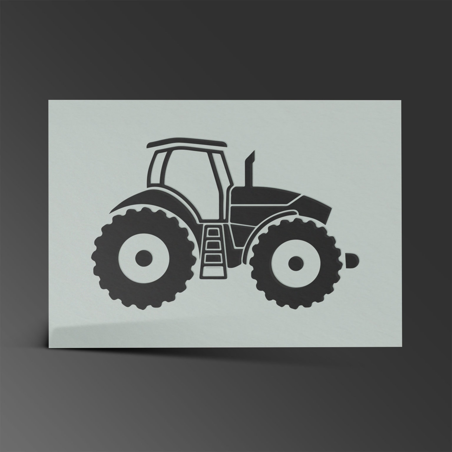 Tractor Stencil Farming Mylar Sheet Painting Wall Art Craft - Etsy Sweden