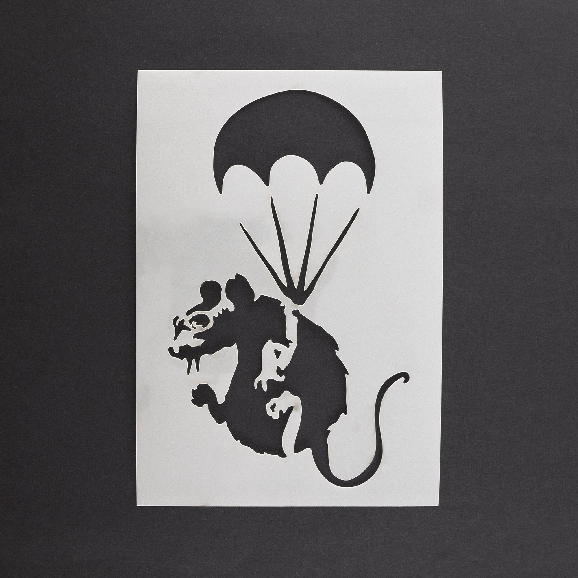 Tools Craft Supplies & Tools DIDACUT Banksy Painting Parachute Rat ...
