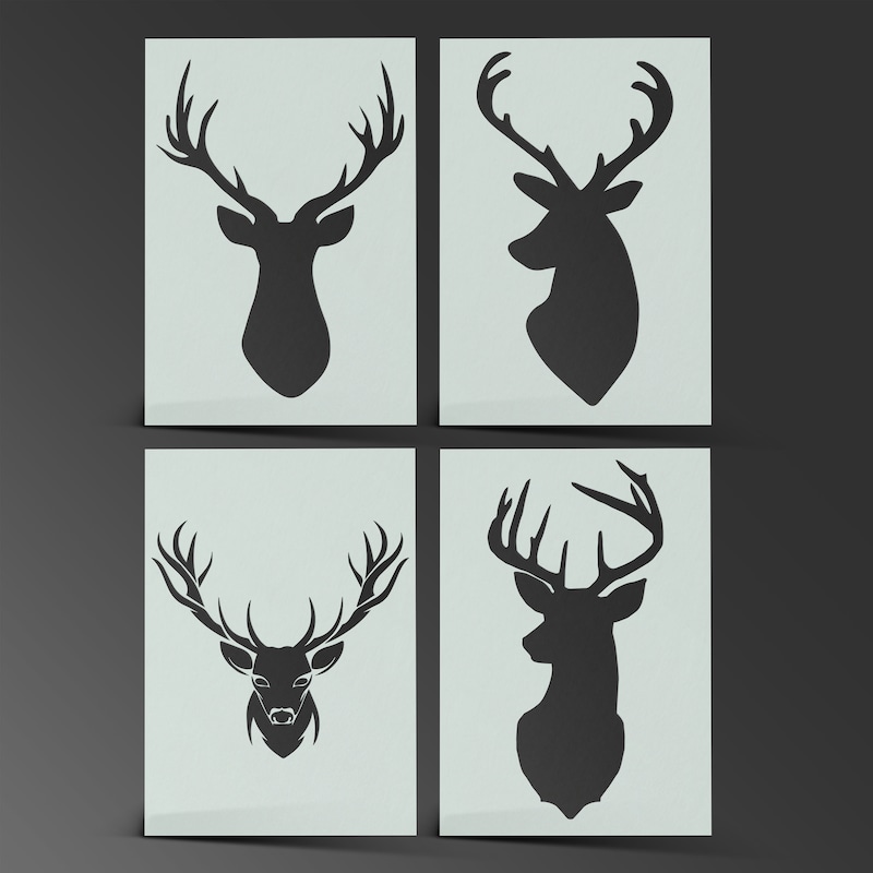 Deer Stencil - Etsy