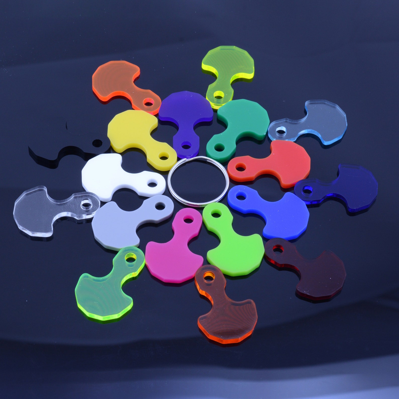 Shopping Trolley Fob Token Reusable UK 1 Pound Coin Keyring | Etsy