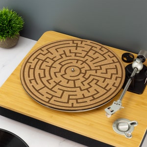 Maze Labyrinth Record Player Slip Mat Turntable DJ Slip Mat - Etsy