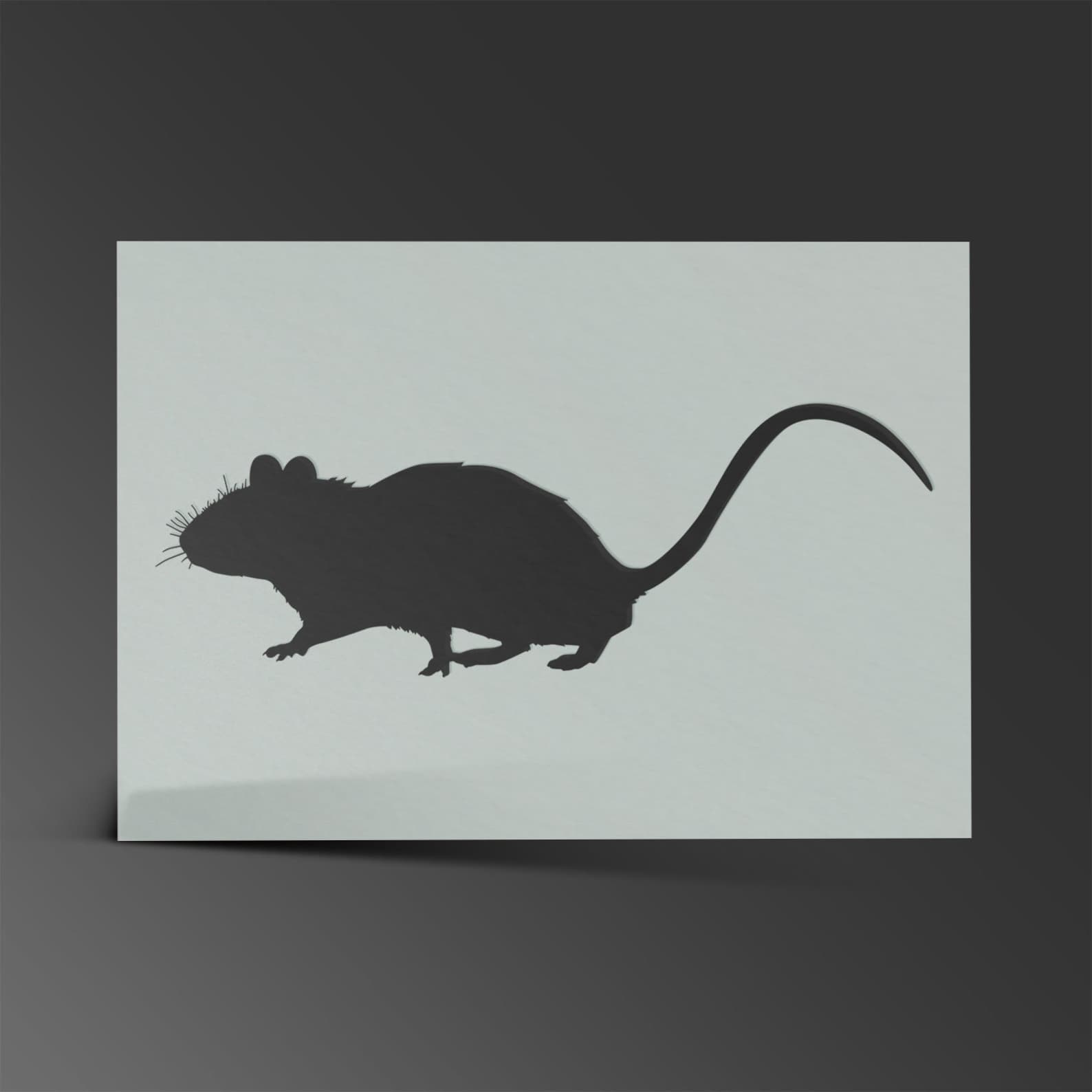 Animal Stencil Woodland Part 1 Fox Badger Deer Squirrel Mylar Sheet ...