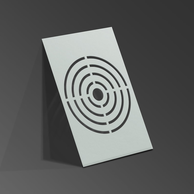 Bullseye Target Stencil Mylar Archery Shooting Sheet Painting - Etsy