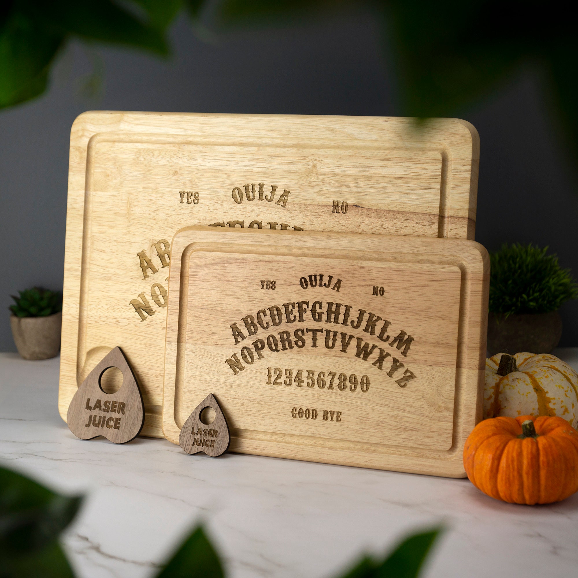 Engraved Wooden Chopping Board Ouija Board Cheese Board - Etsy