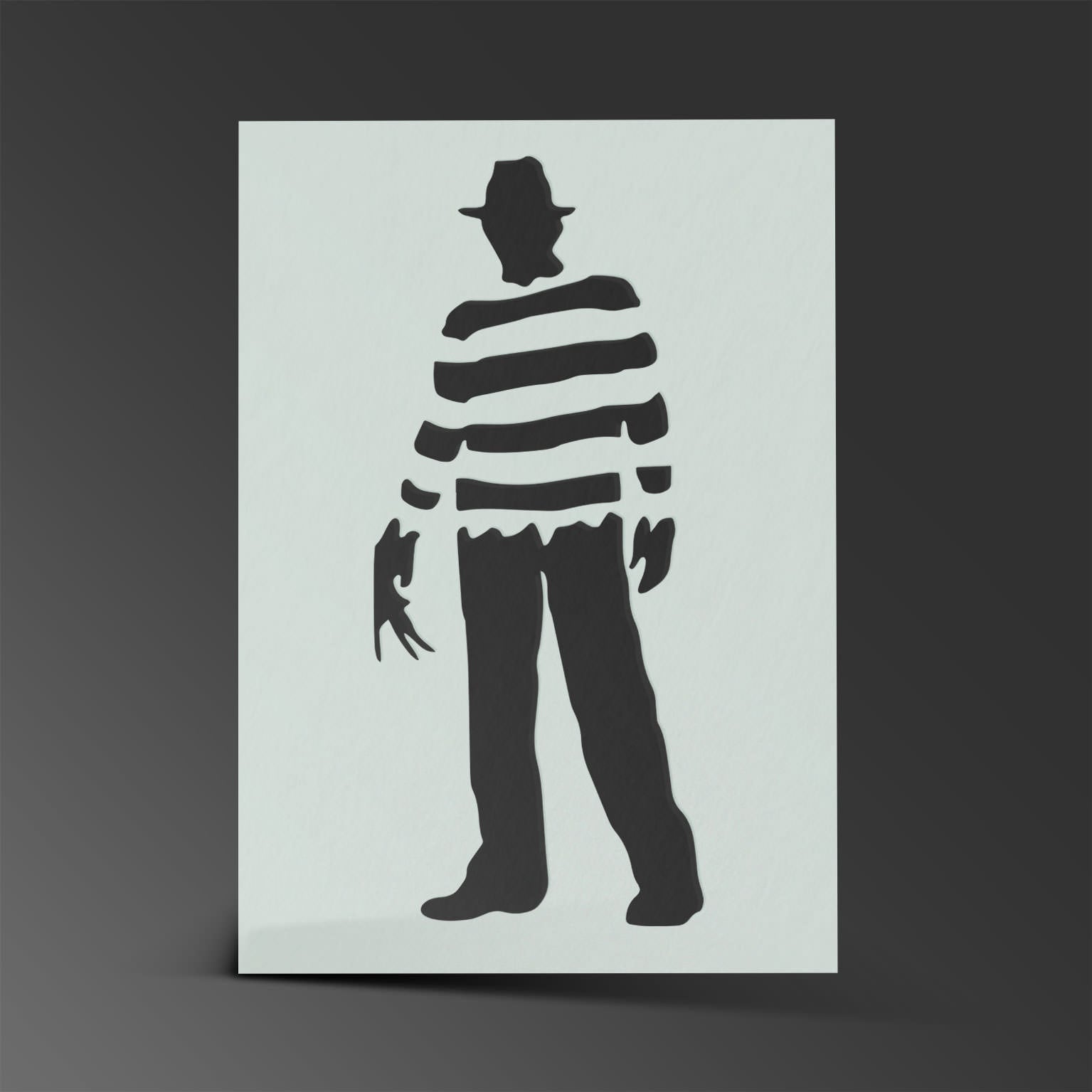 Halloween Stencil Horror Scary Mylar Sheet Painting Wall Art | Etsy