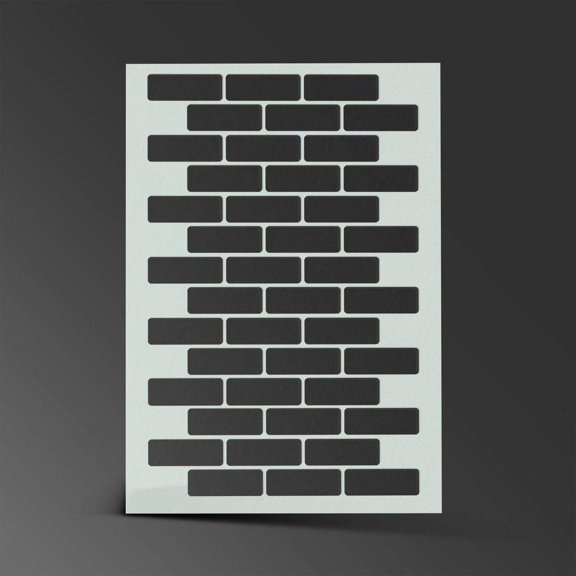 Brick Pattern Stencil Mylar Block Building Sheet Painting Wall Art ...