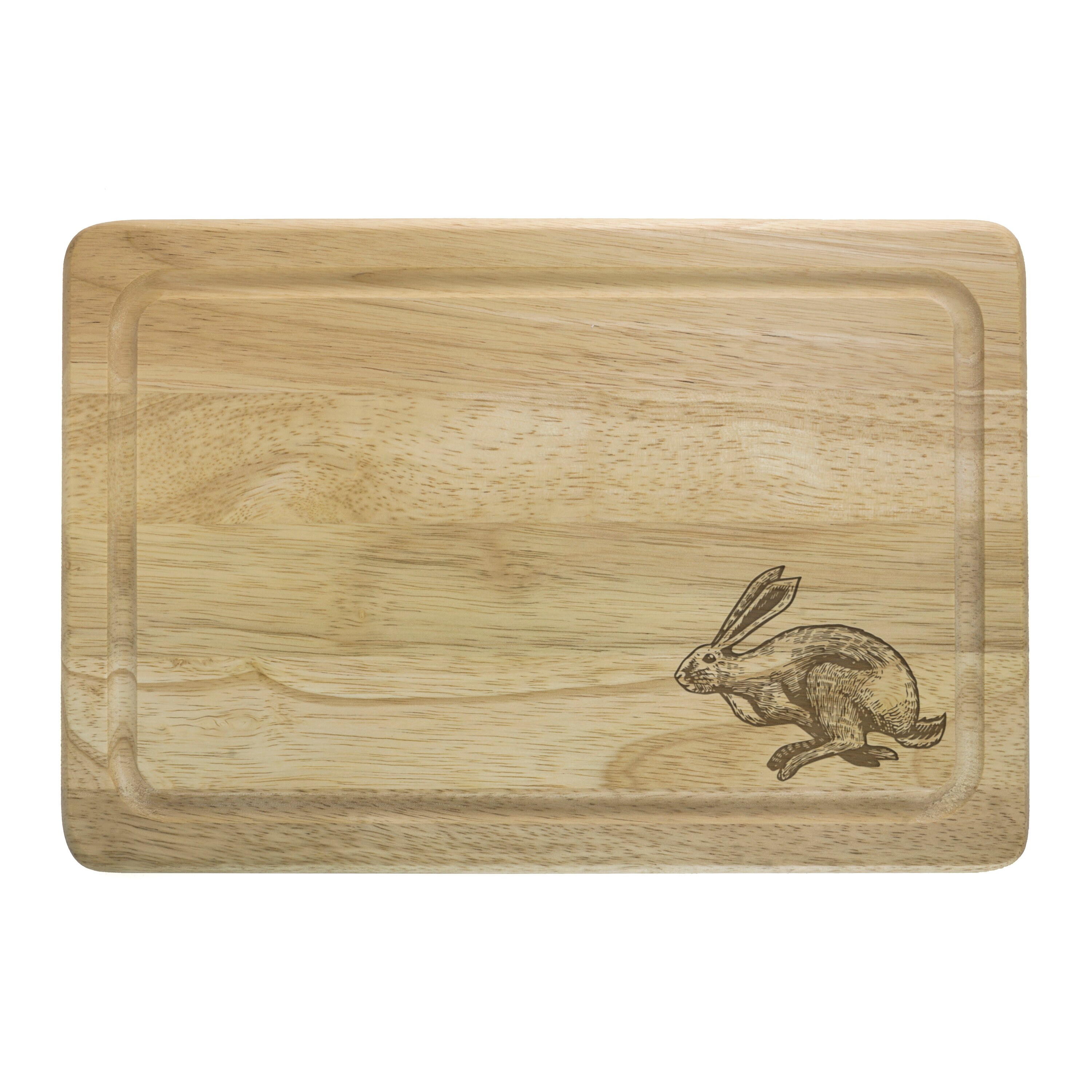 Woodland Animals Wooden Chopping Board Fox Deer Squirrel | Etsy UK