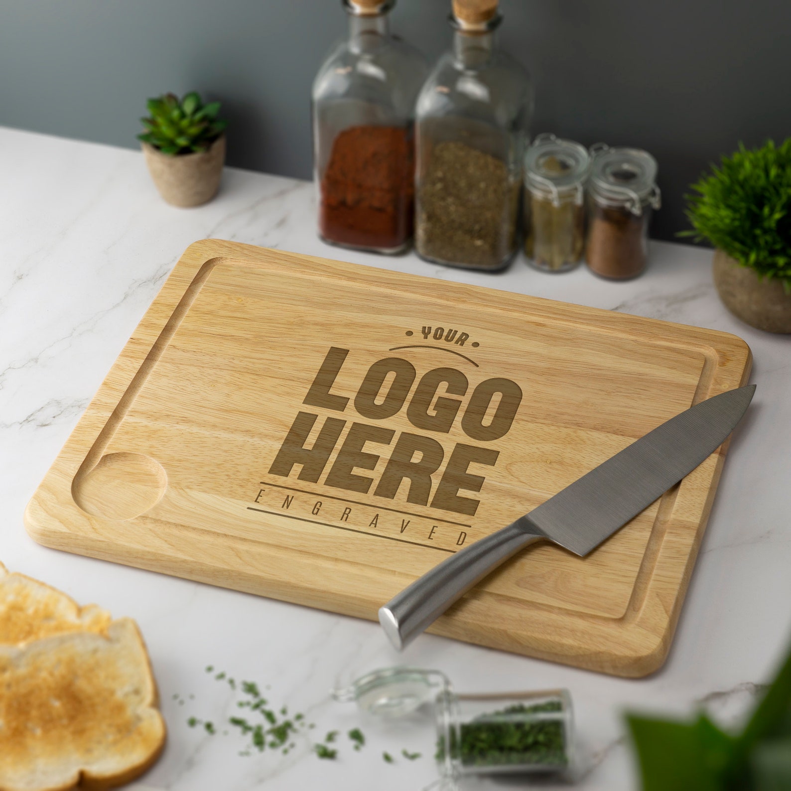 Personalised Logo Engraved Wooden Chopping Board Brand Pub - Etsy Australia