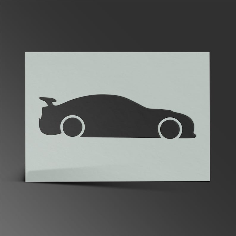 Car Stencil Cars Formula 1 Mylar Sheet Painting Wall Art Craft Airbrush ...