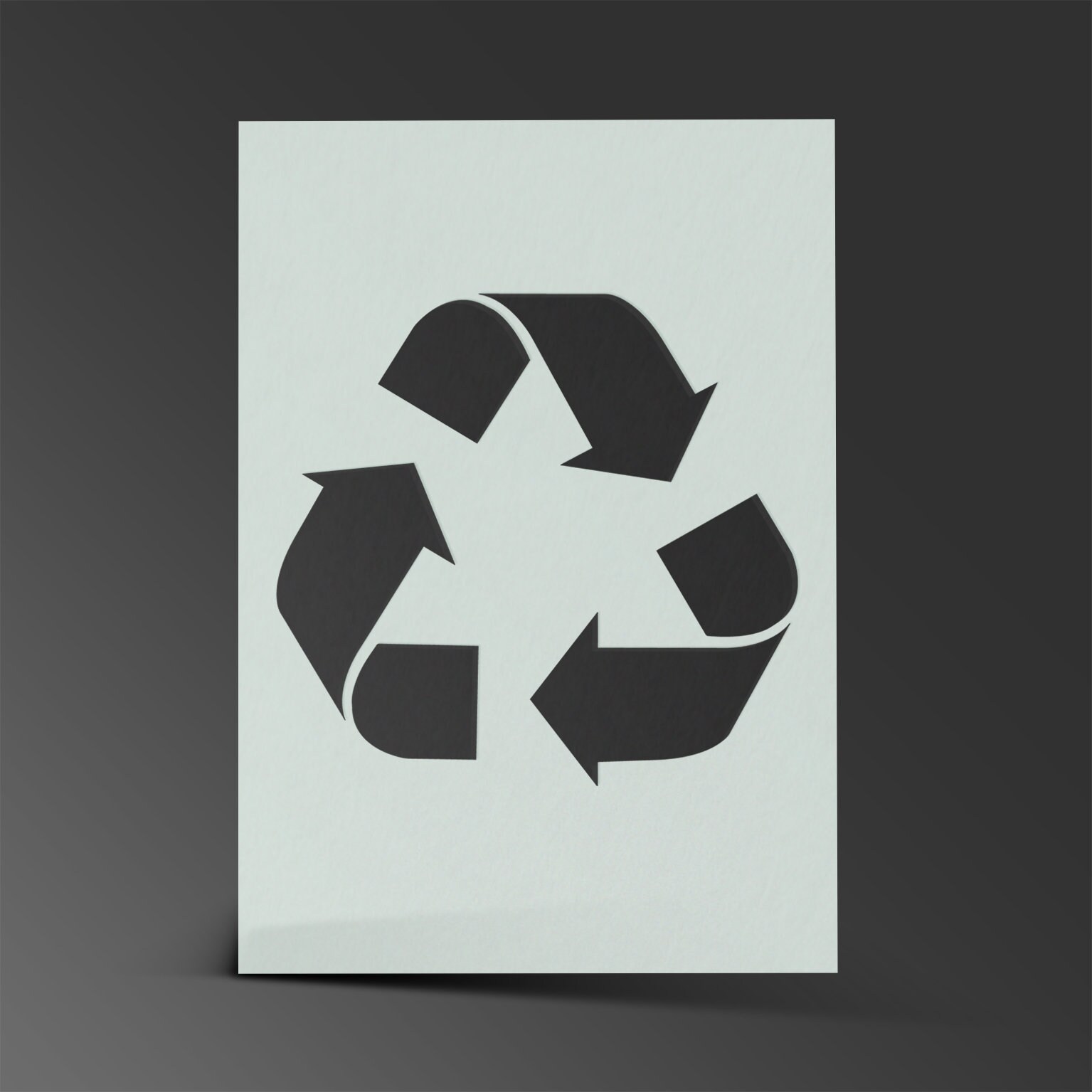 Recycling Stencil Bin Trash Garbage Mylar Safety Sheet - Etsy