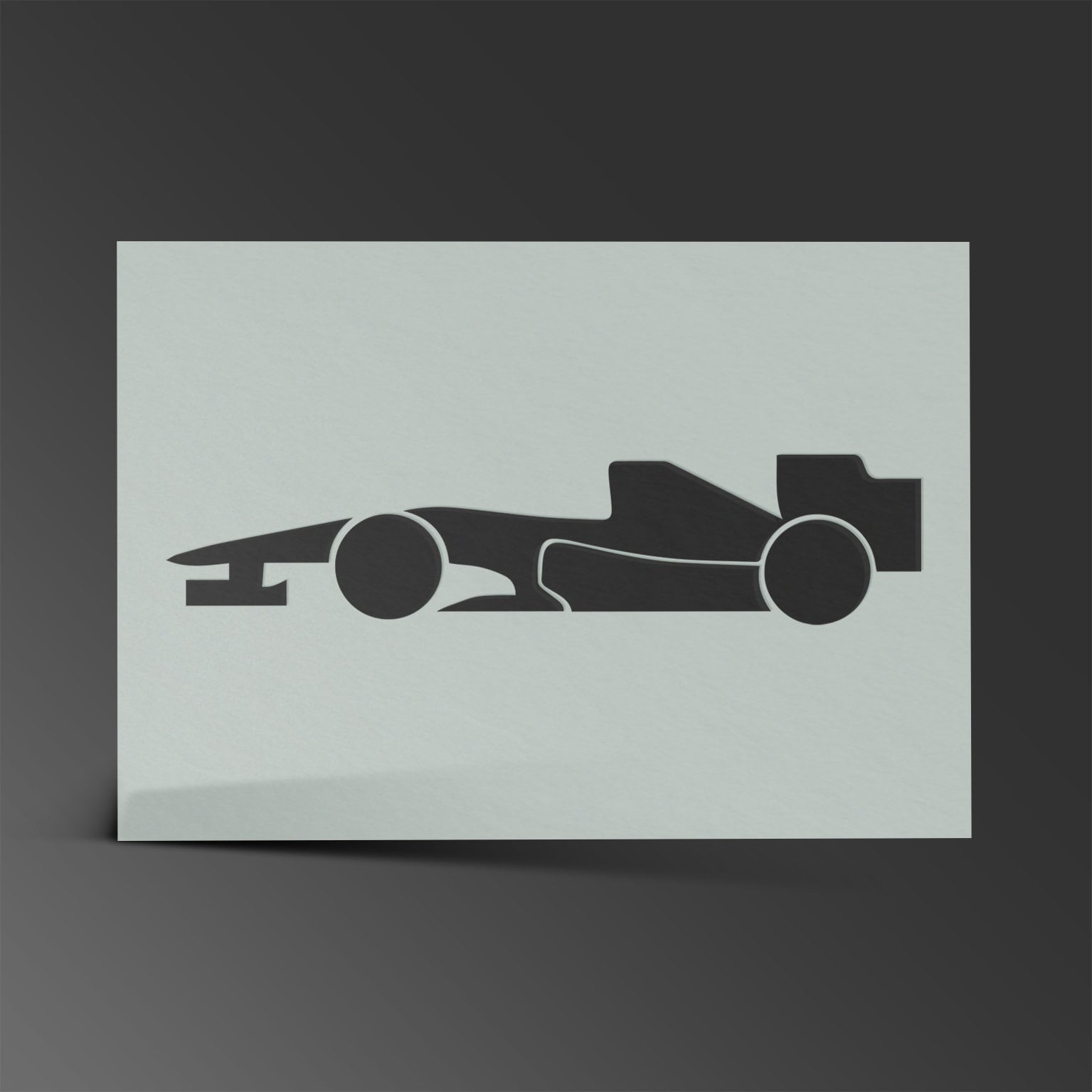 Car Stencil Cars Formula 1 Mylar Sheet Painting Wall Art Craft Airbrush ...