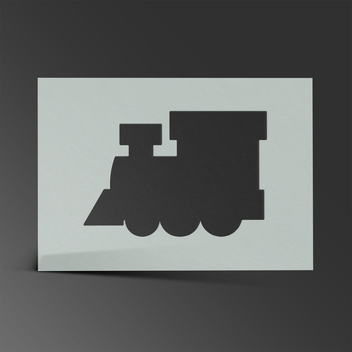 Train Stencil Mylar Steam Engine Sheet Painting Wall Art Craft - Etsy UK