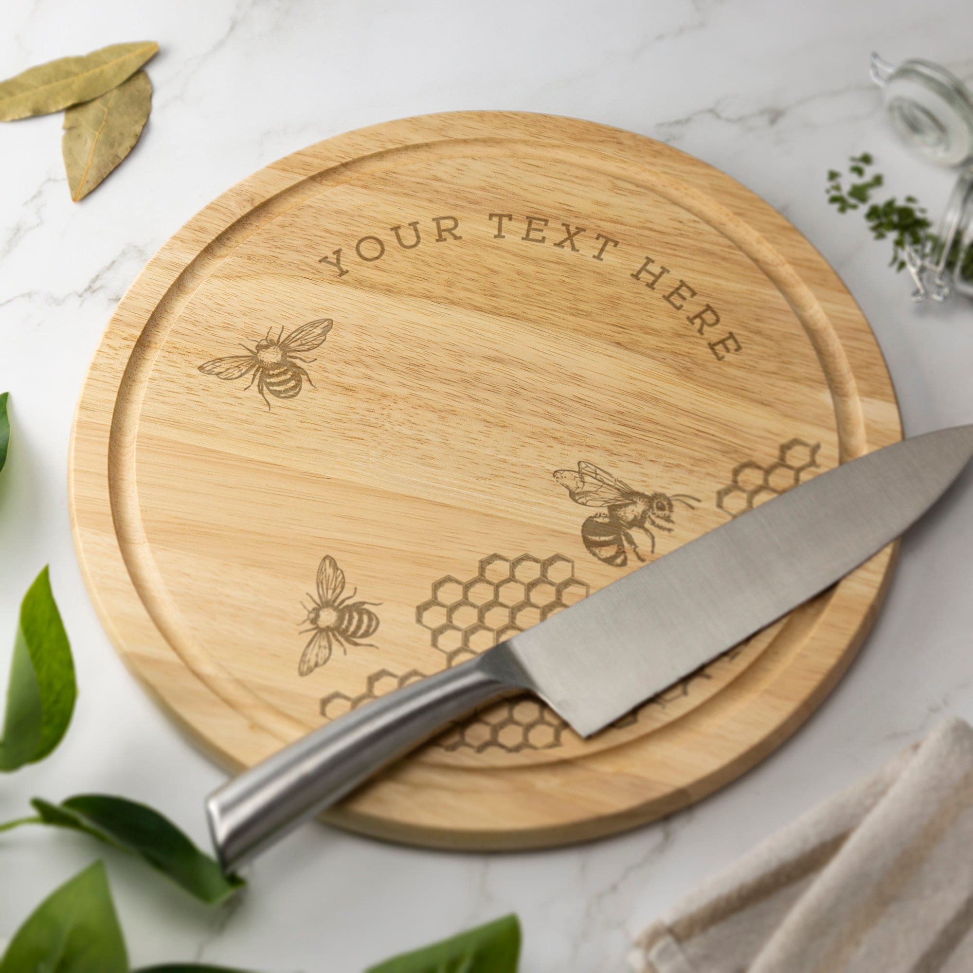 Personalised Bee Serving Board Breakfast Wooden Chopping Board - Etsy