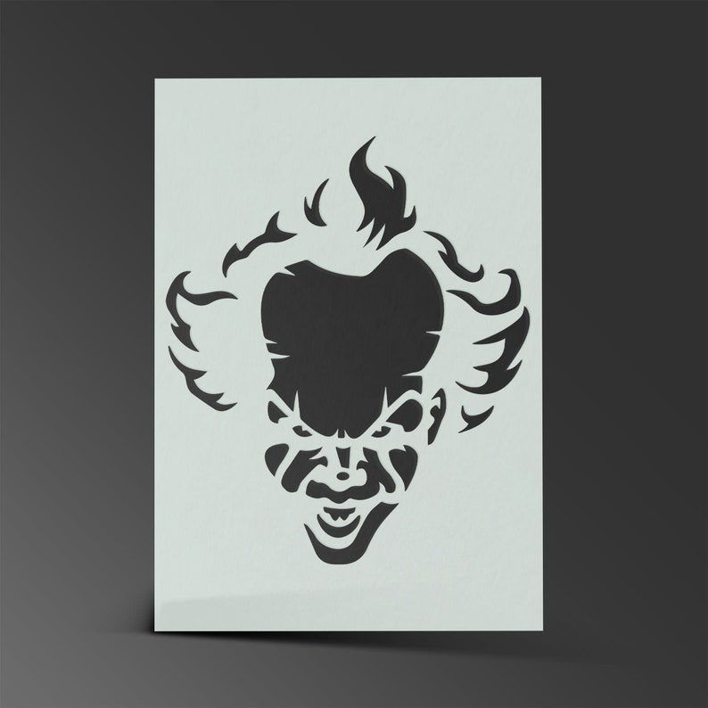 Halloween Stencil Horror Scary Mylar Sheet Painting Wall Art - Etsy UK