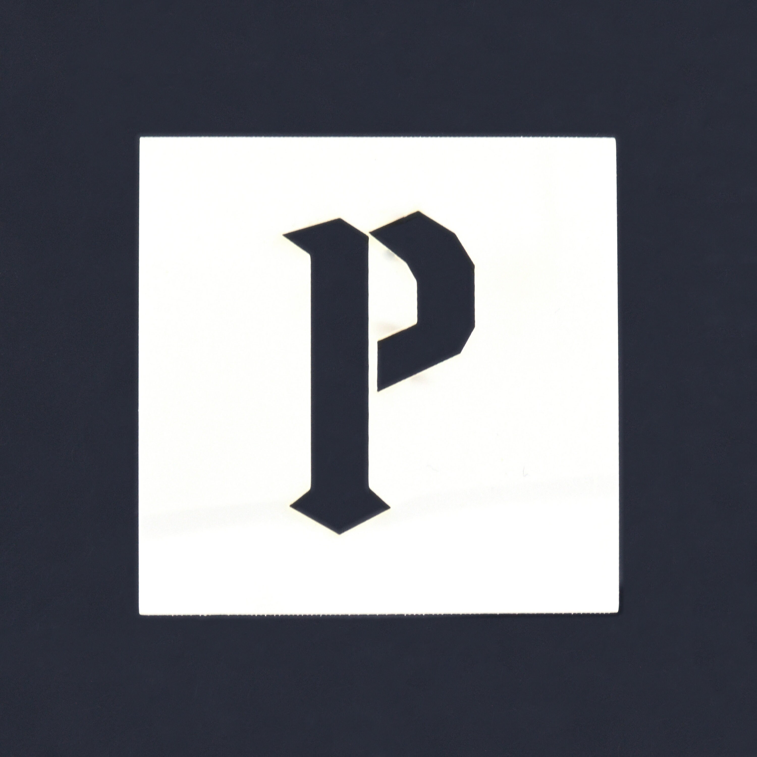 Alphabet Gothic Stencil Set Mylar Sheet Painting Wall Art | Etsy