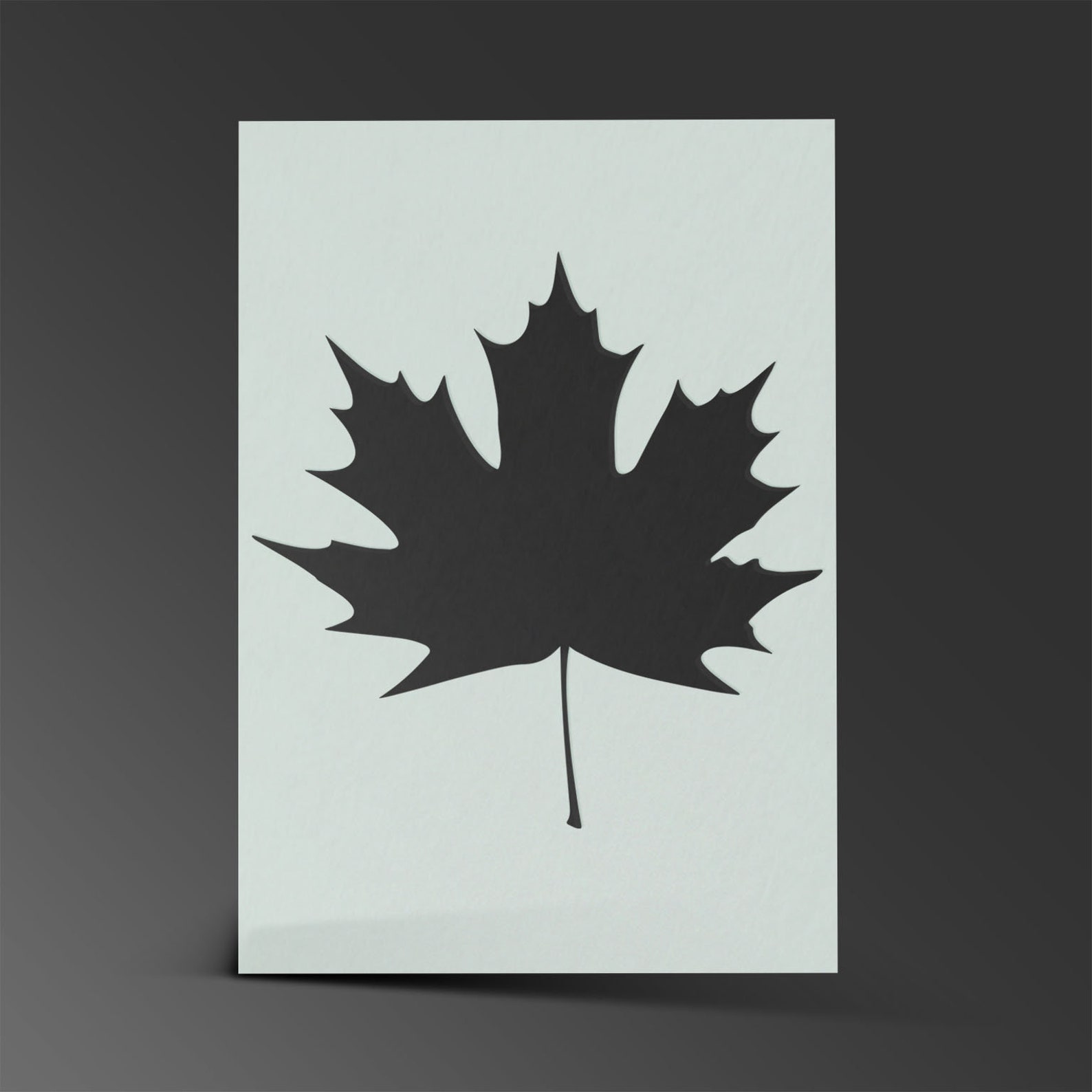 Tree Leaf Stencil Autumn Spring Mylar Sheet Painting Wall Art | Etsy UK