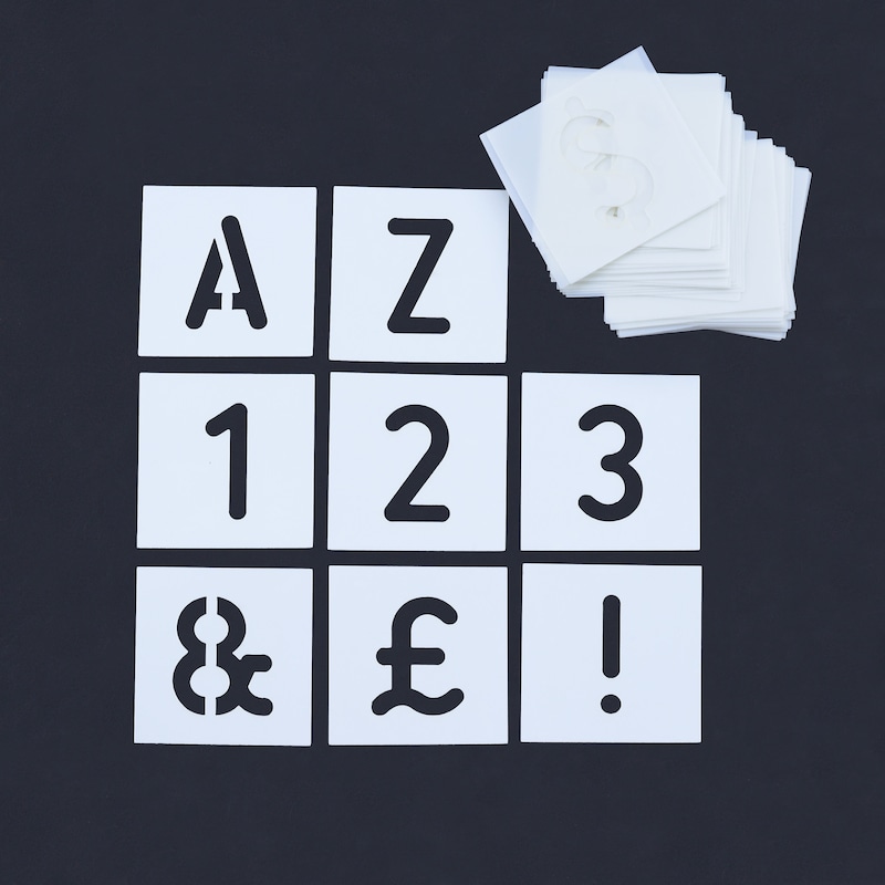 Alphabet Stencils - Etsy