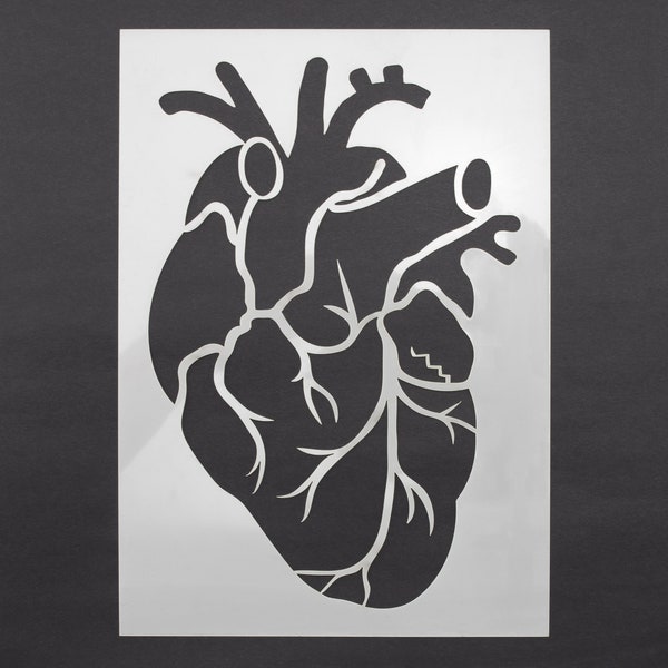 Heart Stencil - Etsy