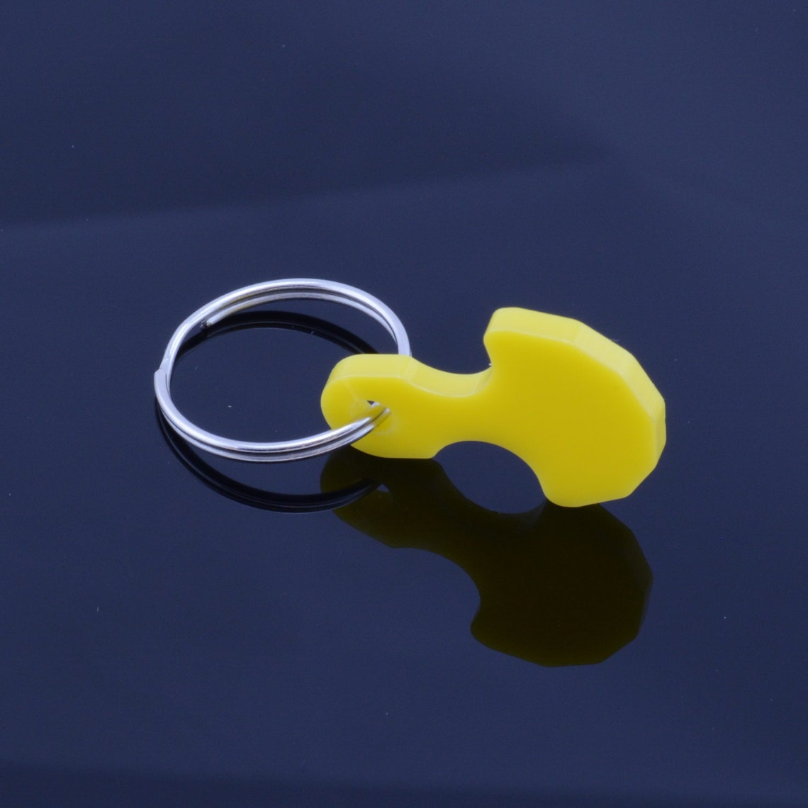 Shopping Trolley Fob Token Reusable UK 1 Pound Coin Keyring | Etsy