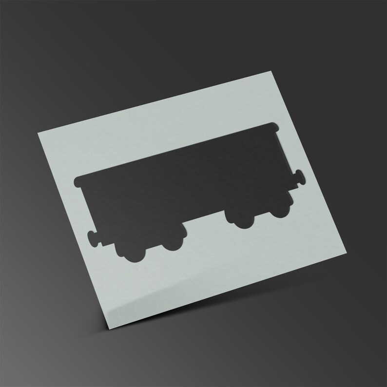 Train Stencil Mylar Steam Engine Sheet Painting Wall Art Craft Airbrush ...