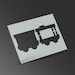 Train Stencil Mylar Steam Engine Sheet Painting Wall Art Craft Airbrush ...