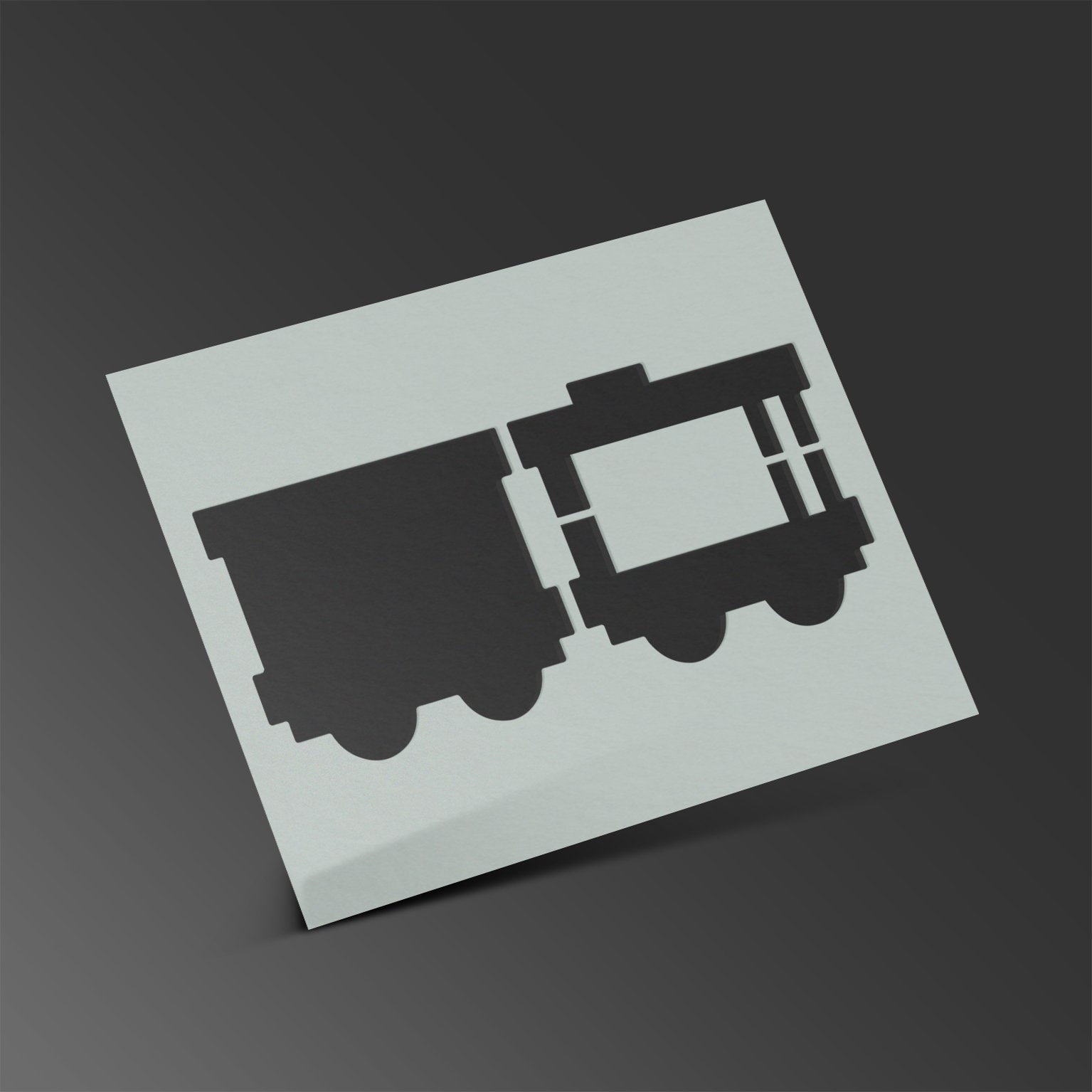 Train Stencil Mylar Steam Engine Sheet Painting Wall Art Craft | Etsy